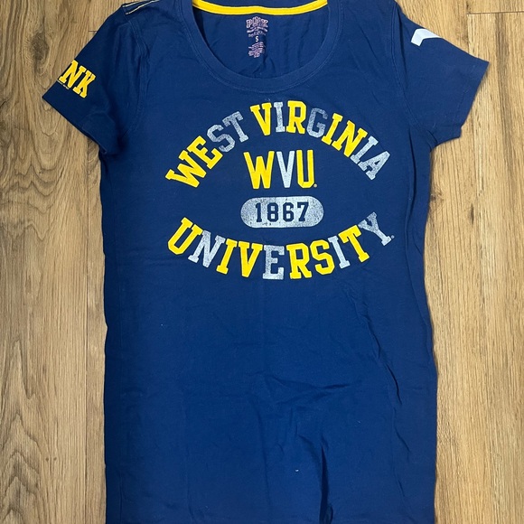 PINK Victoria's Secret | Tops | Wvu T Shirt | Poshmark